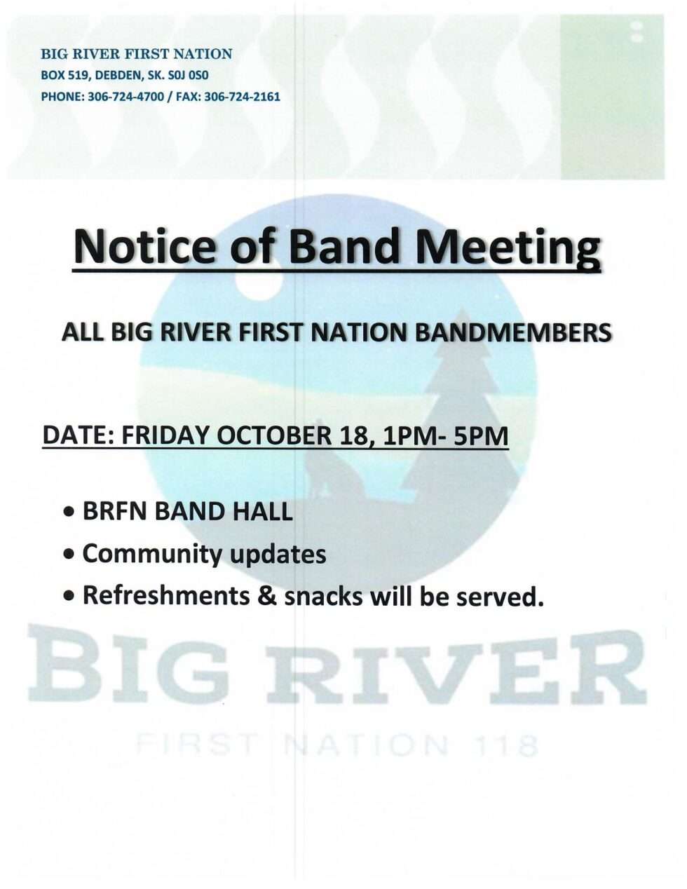 Big River First Nation | Community Website