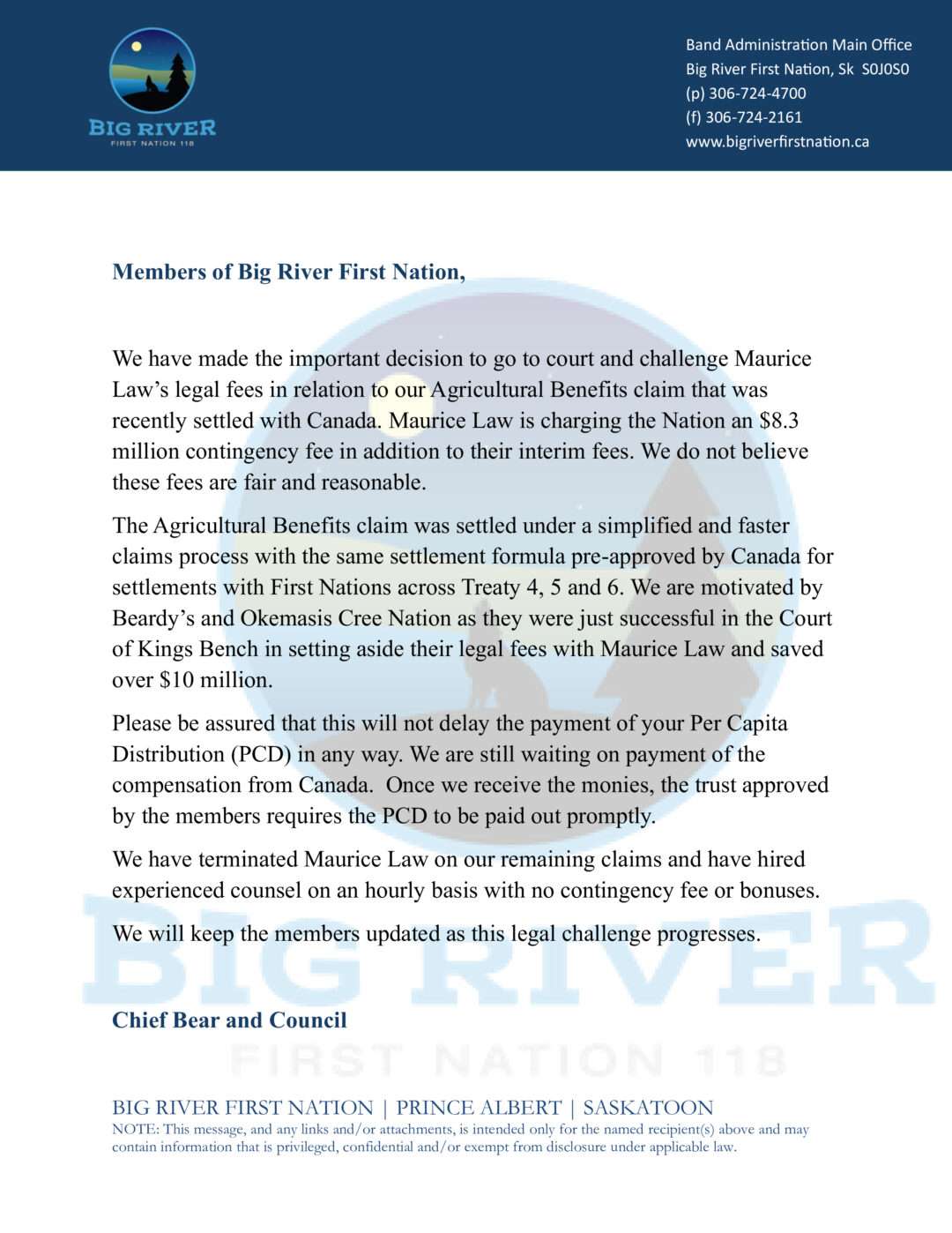 Big River First Nation | Community Website